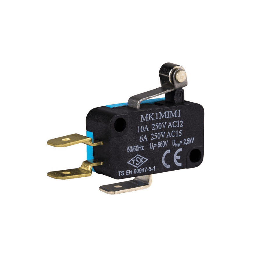 EMAS MK1MIM1 Metal Kısa Kollu Makaralı 1CO MK1 Serisi Mikro Switch - Das Elektrik